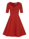 Trixie Doll Red Flared Dress