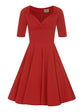 Trixie Doll Red Flared Dress