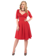 Trixie Doll Red Flared Dress